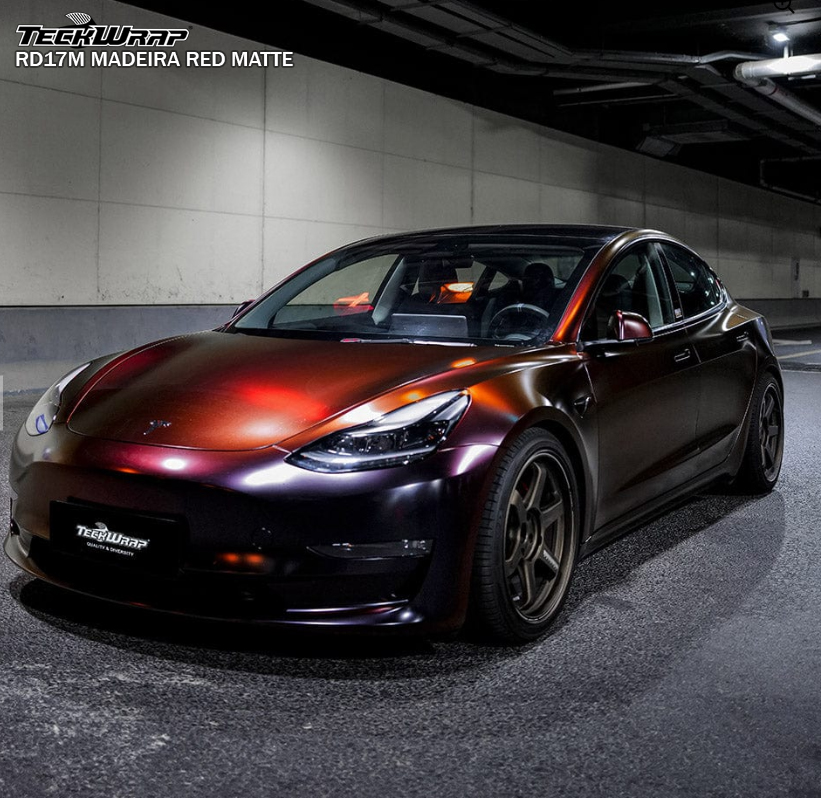 MADEIRA RED MATTE (RD17M) Vinyl Wrap – TeckWrap Malaysia